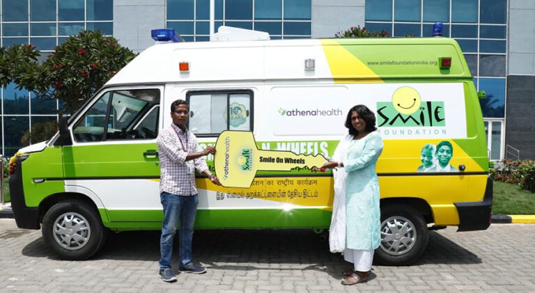 Athenahealth and Smile Foundation launch Smile on Wheels mobile health unit in Chennai - Smile ...