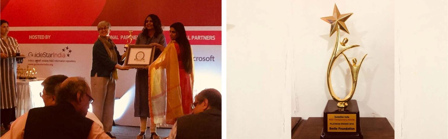 GuideStar India – NGO Transparency Award for Smile Foundation - Smile ...