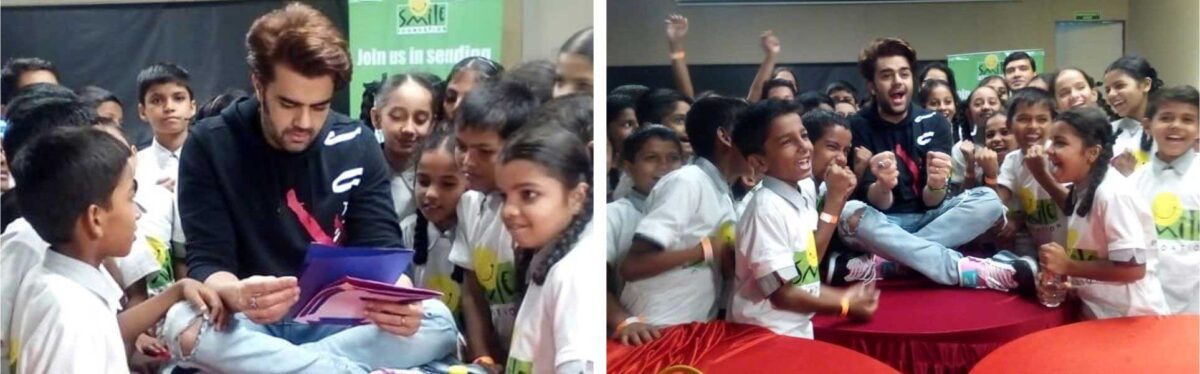 Smaaash hosts Smile Foundation kids with Actor Manish Paul as he ...