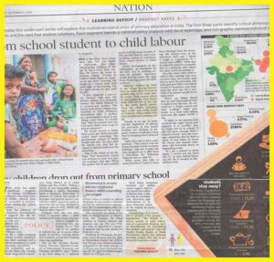 From School Children to Child Labour, The Hindu - Smile Foundation