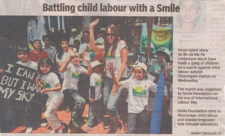 Battling Child Labour with a Smile - Smile Foundation