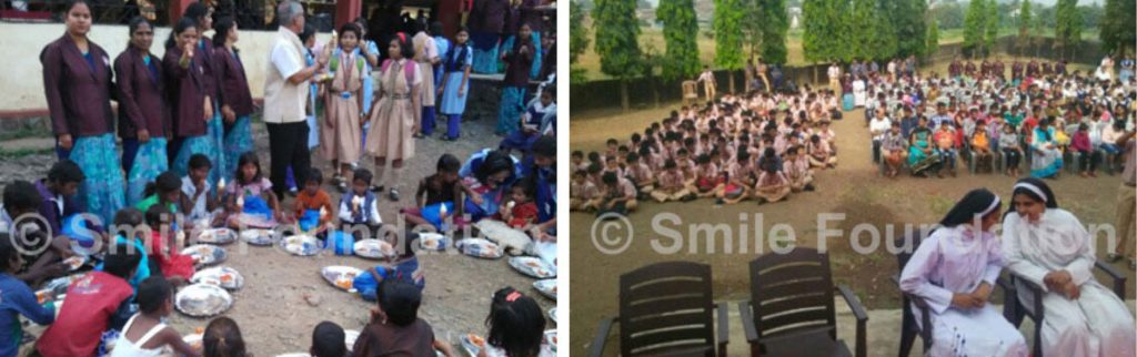 Food Mela and Sensitization session for school students - Smile Foundation