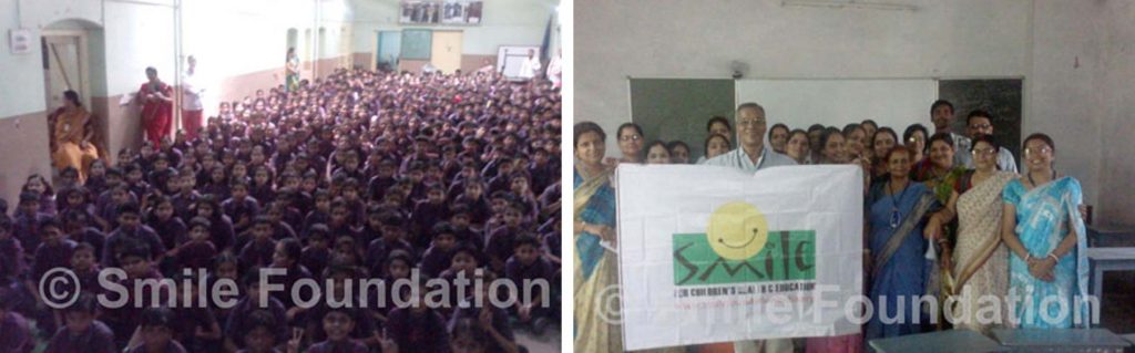 Workshops for students and teachers of Sishu Vidyapith - Smile Foundation