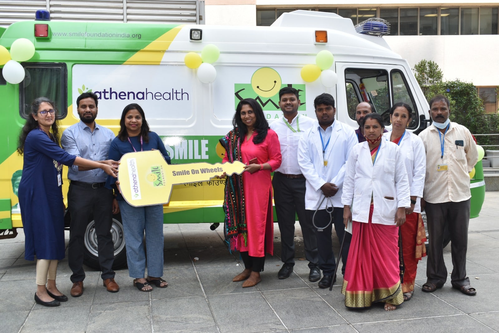 Athenahealth supports Smile Foundation through Mobile Health Units - Smile Foundation